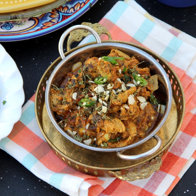 Chicken Bhartha - Shredded Slow Cooked Chicken - Spice Chronicles